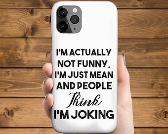 Sarcastic Phone Case | Etsy