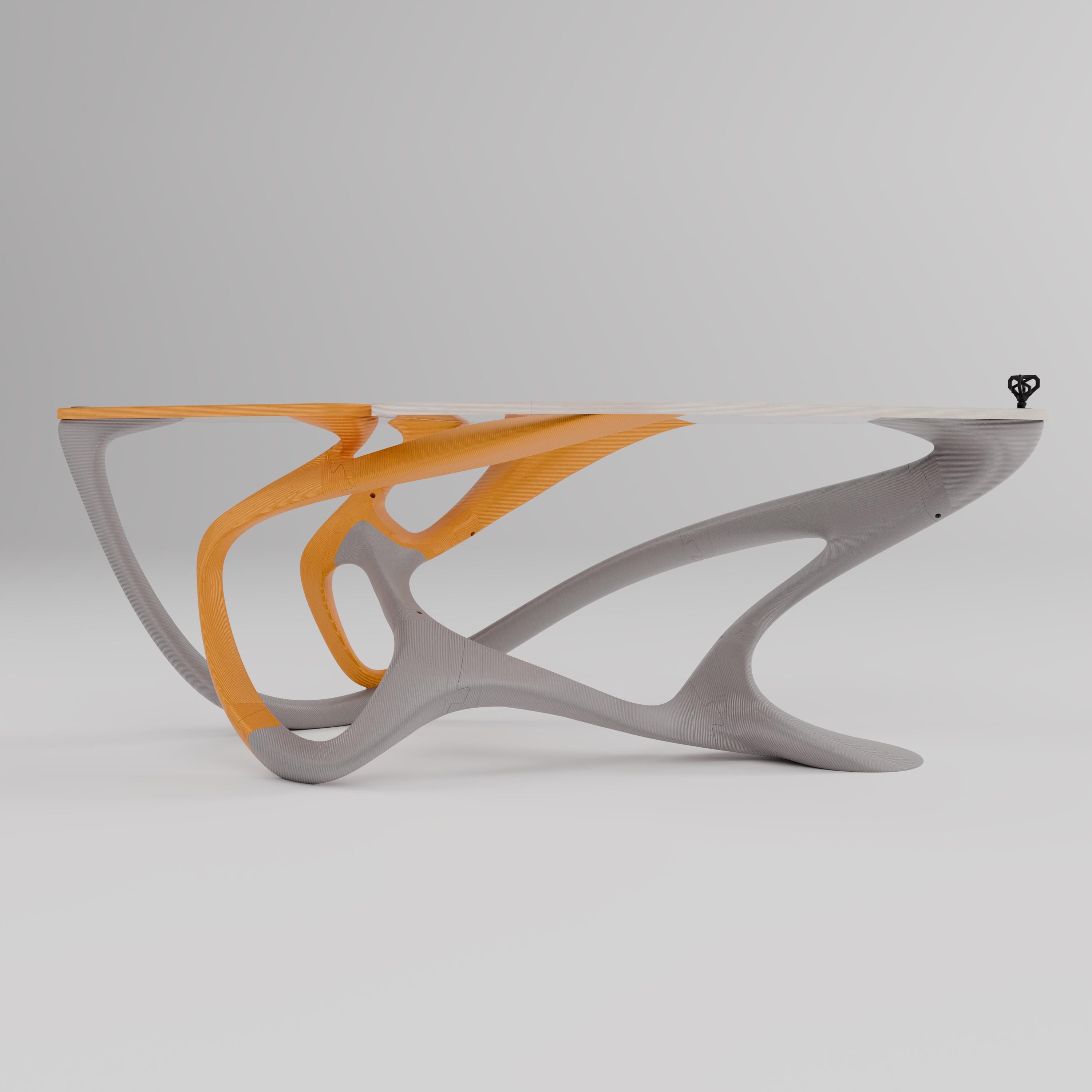 Customizable 3d-printed Coffee Table - Eco-friendly, Modular, & Color ...