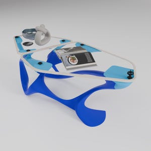 Sculptural Customizable 3d-printed Coffee Table, Modular Design With ...