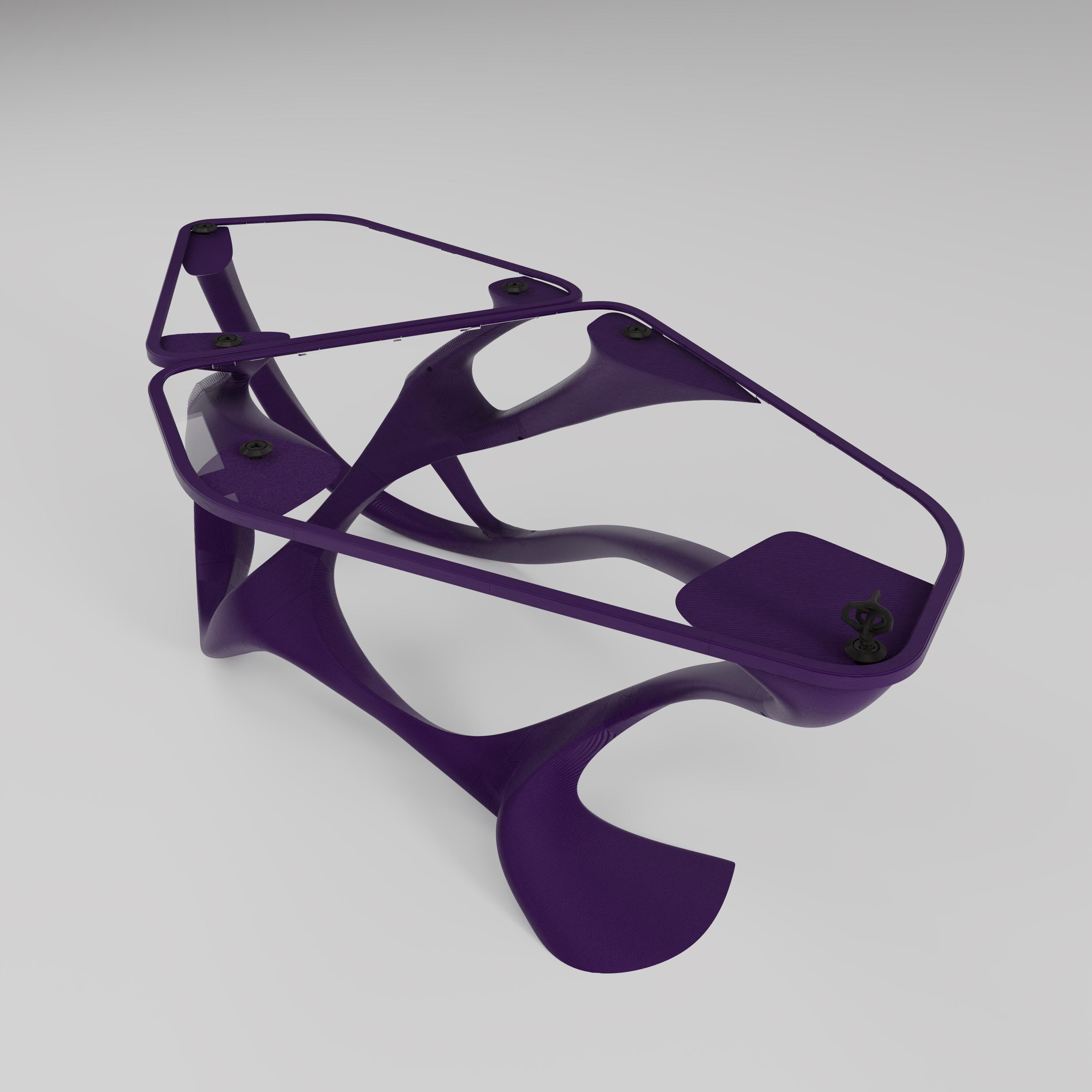 Sculptural Customizable 3d-printed Coffee Table, Modular Design With ...