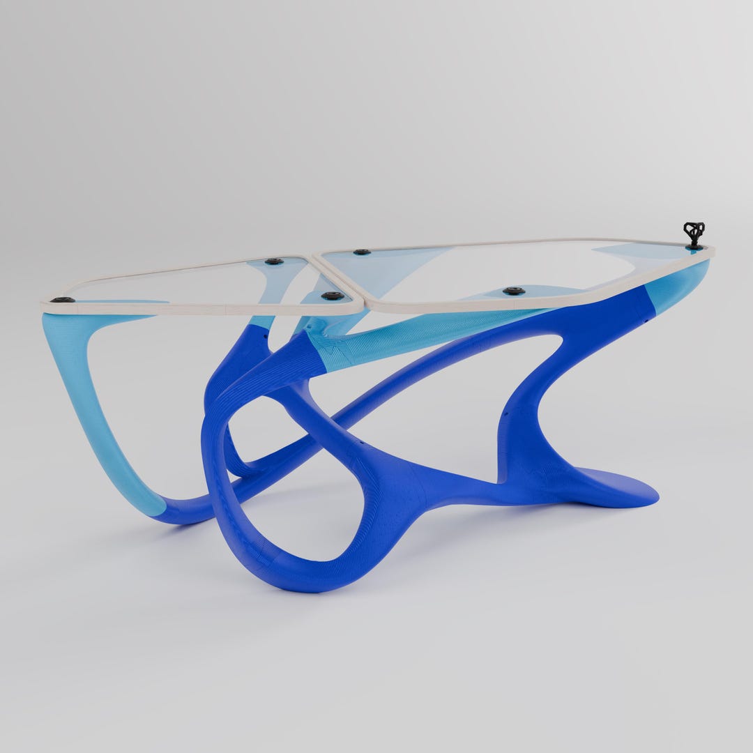 Sculptural Customizable 3d-printed Coffee Table, Modular Design With ...