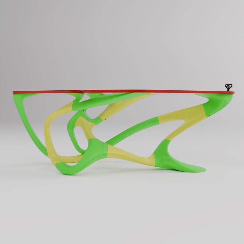 Sculptural Customizable 3d-printed Coffee Table, Modular Design With ...