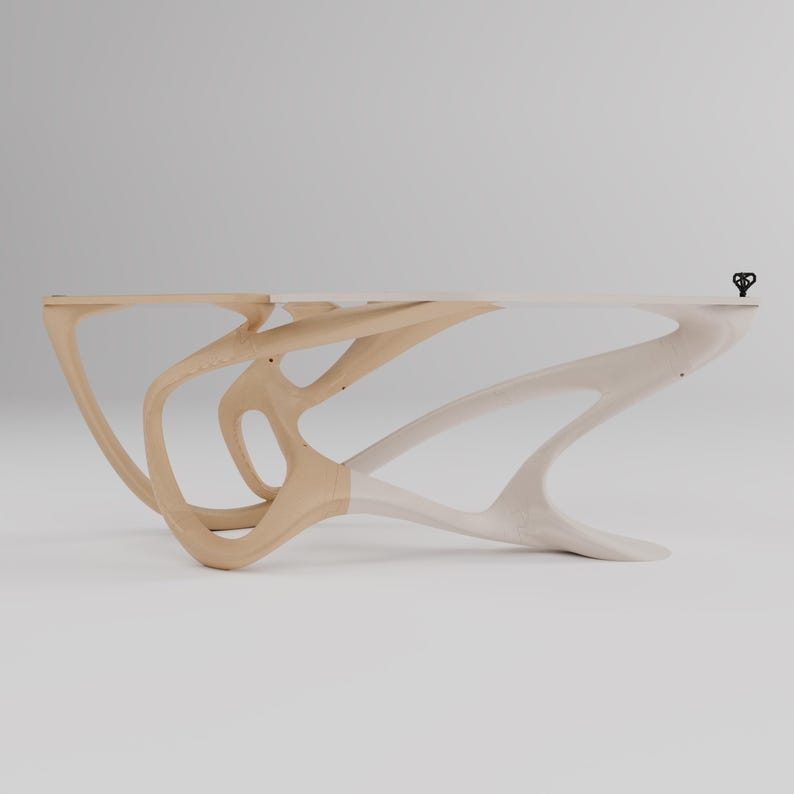 Sculptural Customizable 3d-printed Coffee Table, Modular Design With ...
