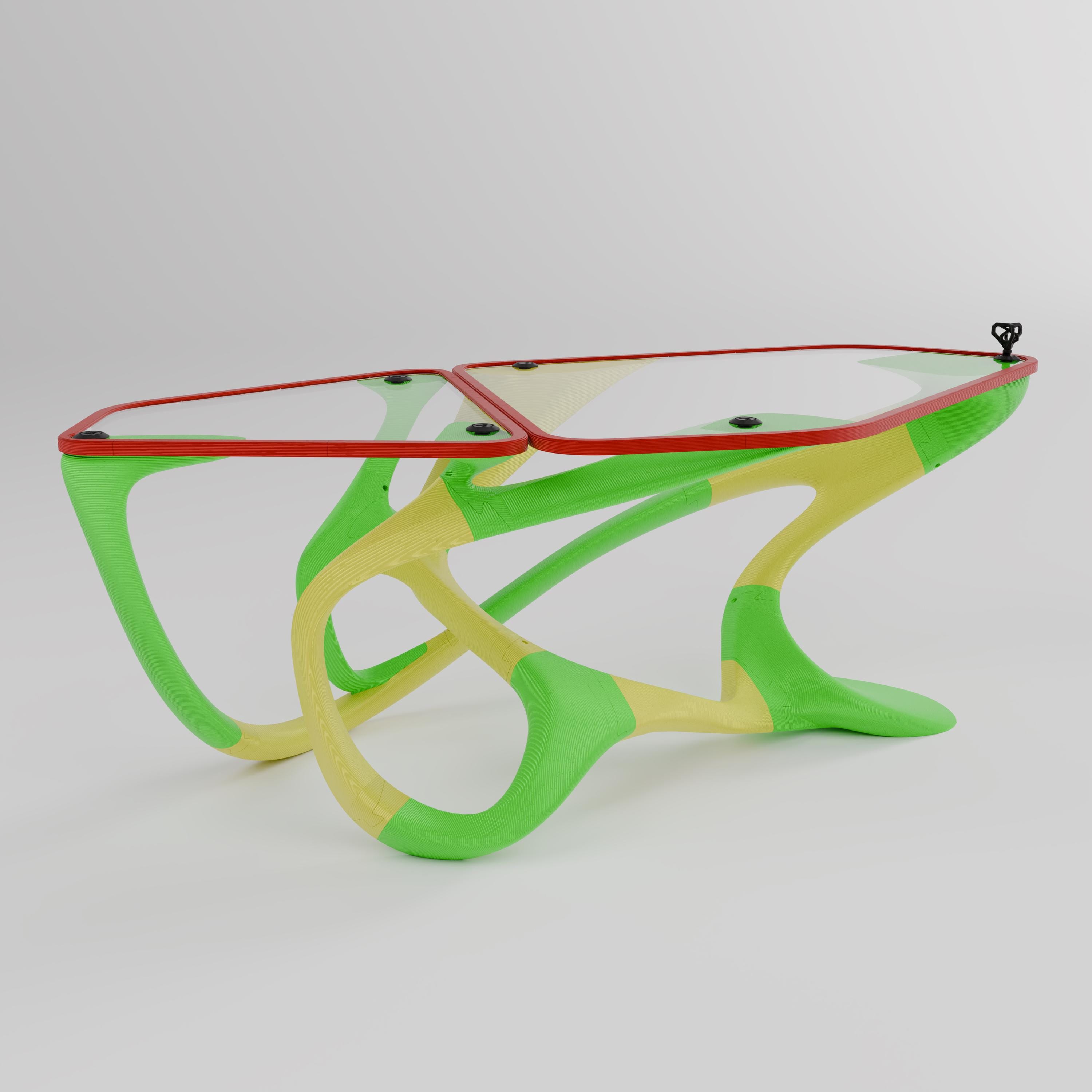 Sculptural Customizable 3d-printed Coffee Table, Modular Design With ...
