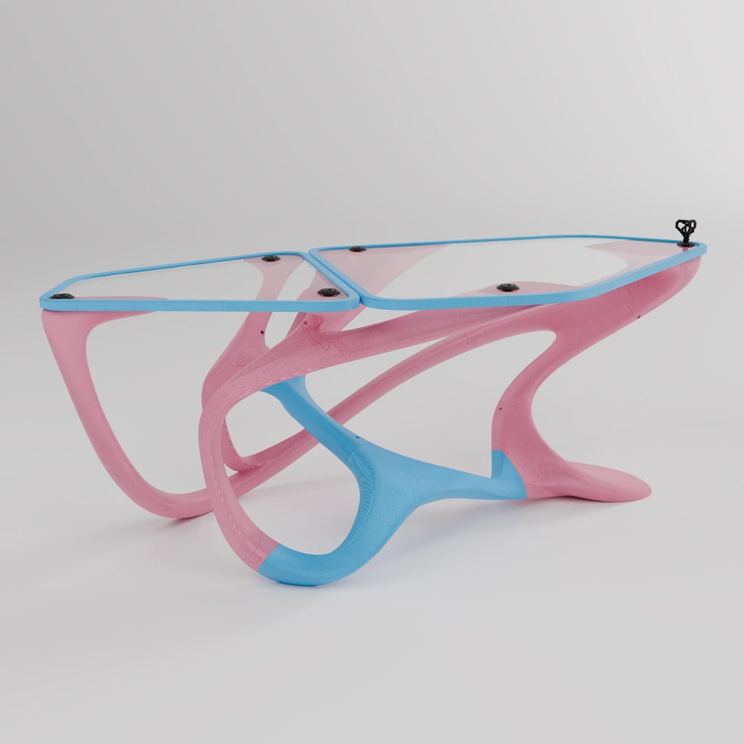 Customizable 3d-printed Coffee Table - Eco-friendly, Modular, & Color ...