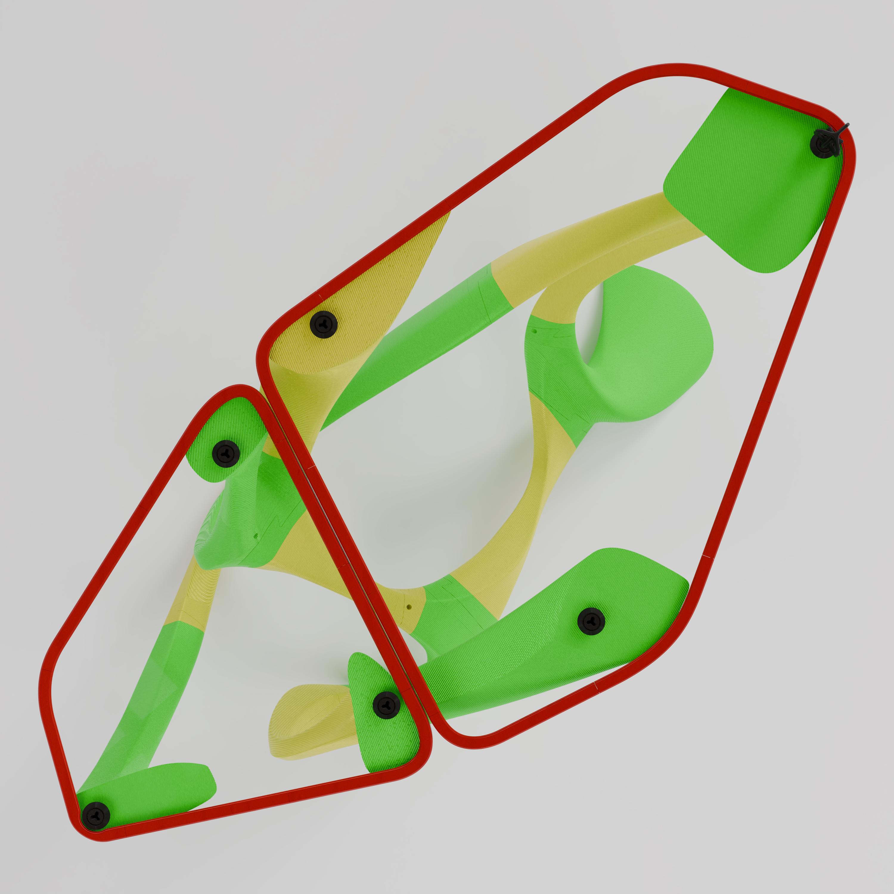 Sculptural Customizable 3d-printed Coffee Table, Modular Design With ...