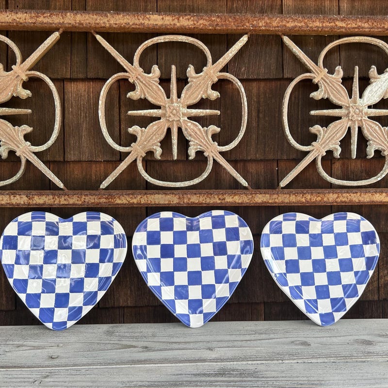 Heart Ceramic Plates - Etsy