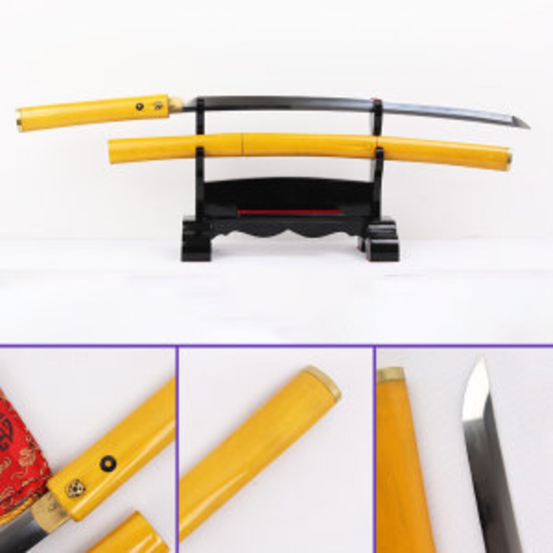 Lemon Serenade Katana Sword 1095 High-carbon Steel Blade Handmade ...