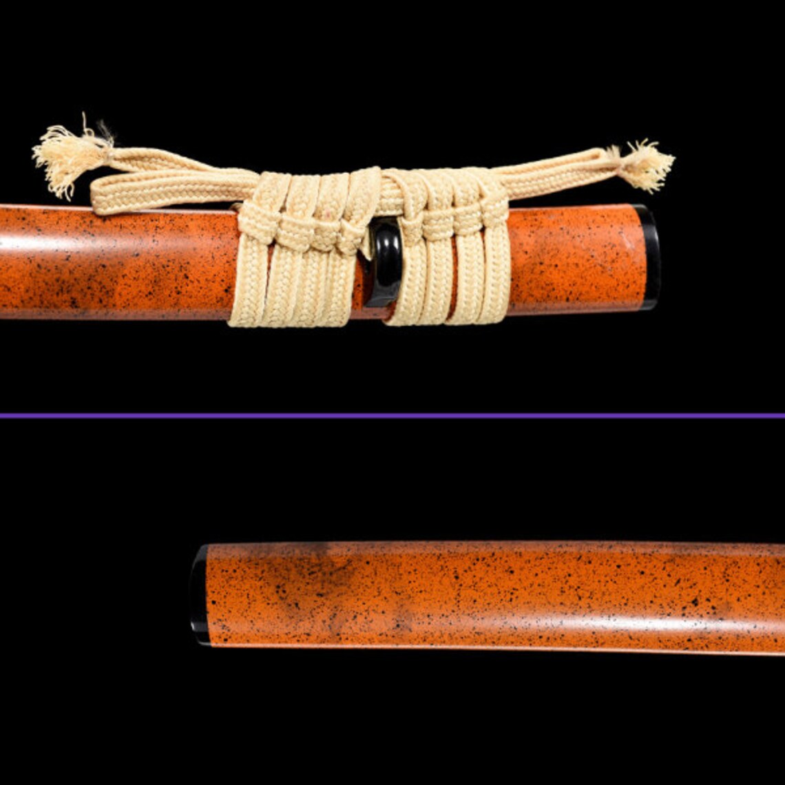 Ember Cocoa Tempest Katana Sword 1060 High-carbon Steel Brown Handle ...