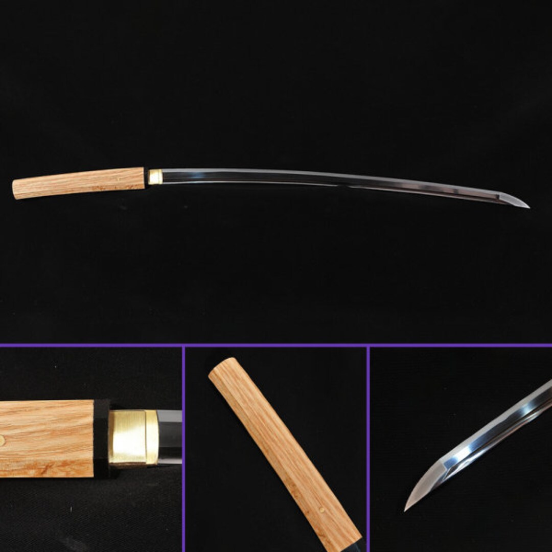Sycamore Tempest Katana Sword 1095 High-carbon Steel Black Matte ...