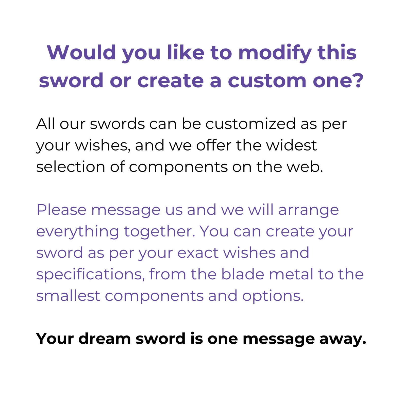 Starsteel Winter Katana Sword 1060 High-carbon Steel Blade Soft White ...