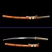 Ember Cocoa Tempest Katana Sword 1060 High-carbon Steel Brown Handle ...