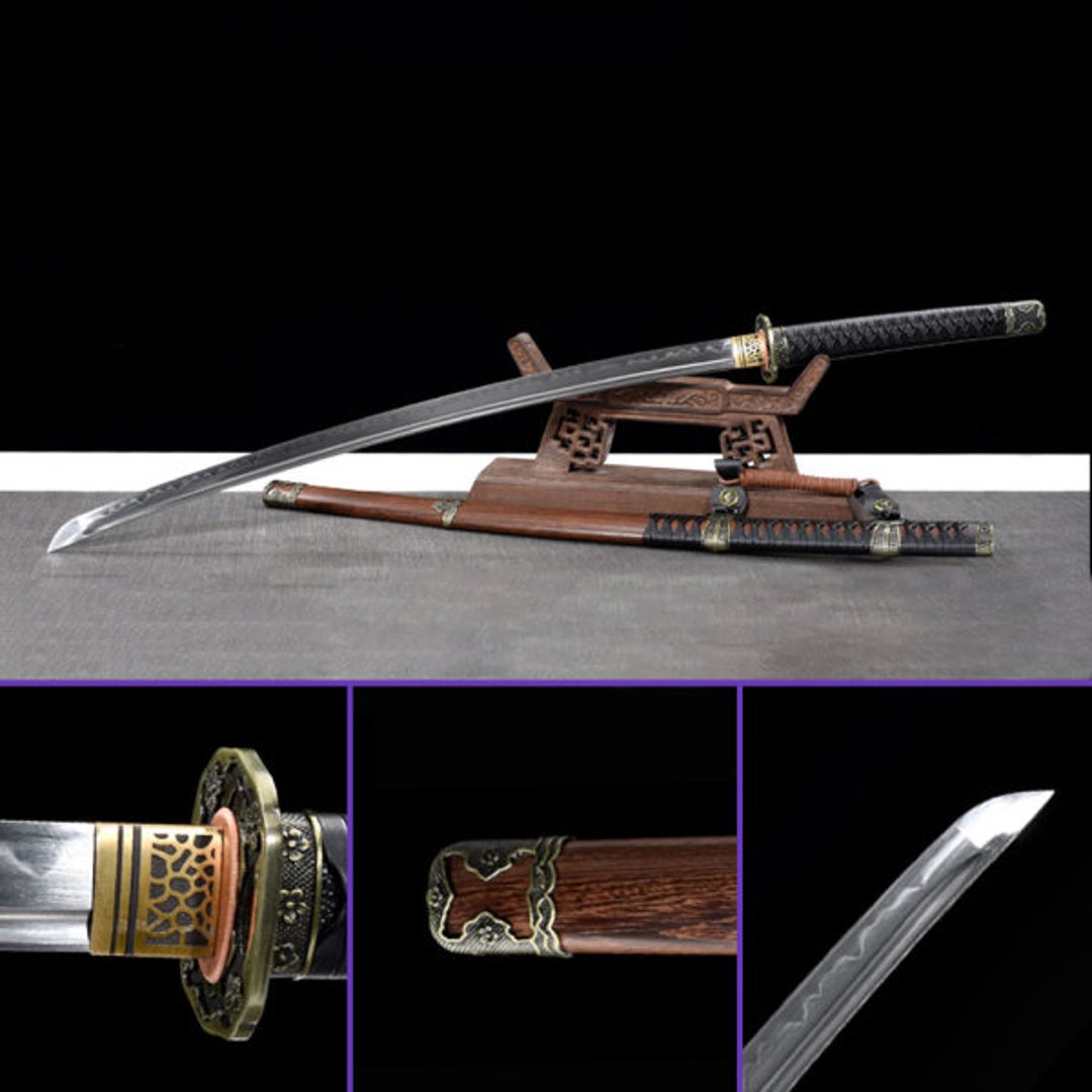 Earthbound Eclipse Edge Katana Sword 1060 High-carbon Steel Blade ...