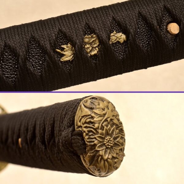 Katana Sword 1095 High-carbon Steel Red Tiger Claw on - Etsy