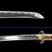 Ember Cocoa Tempest Katana Sword 1060 High-carbon Steel Brown Handle ...