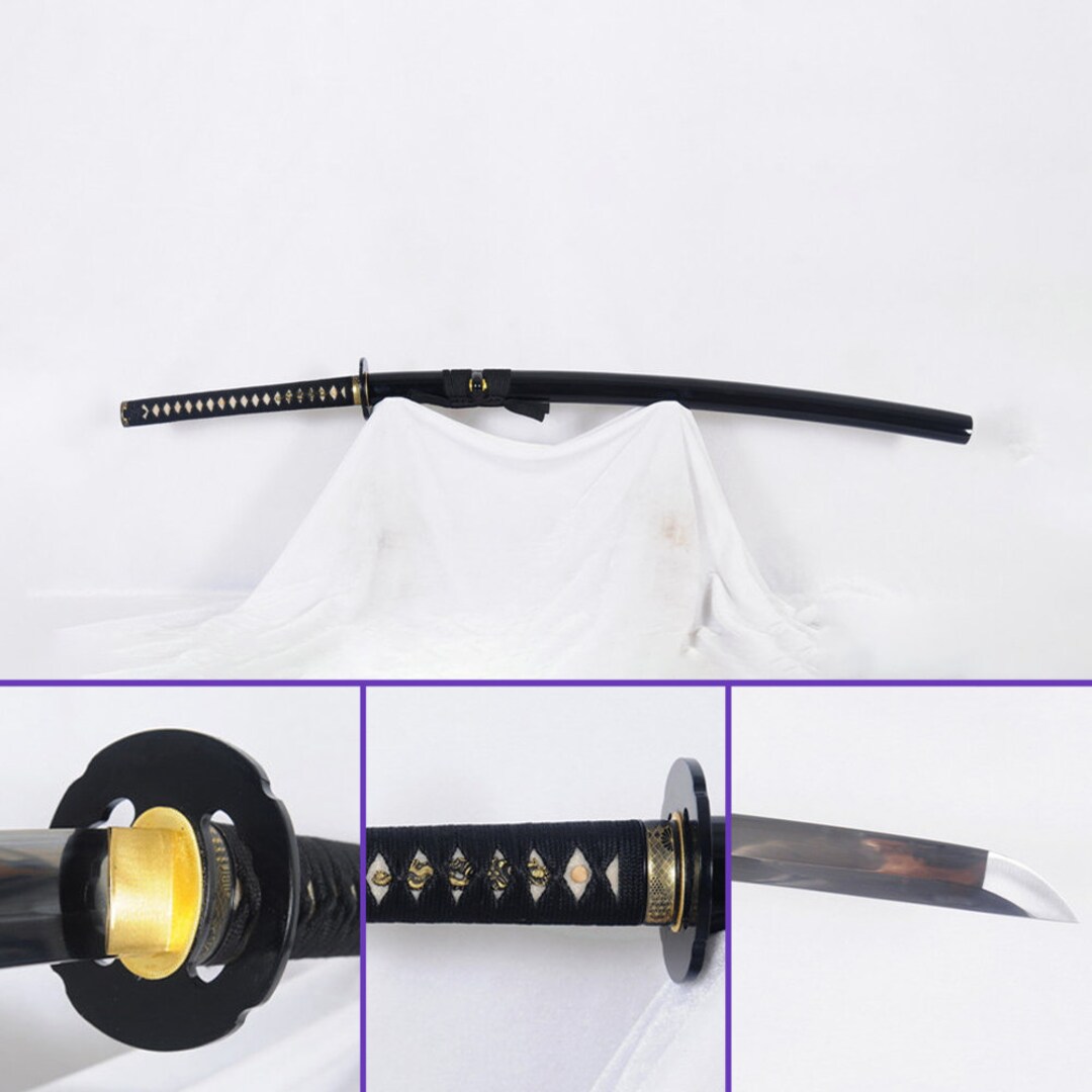 Katana Sword 1095 High-carbon Steel Blade Shinogi-zukuri - Etsy