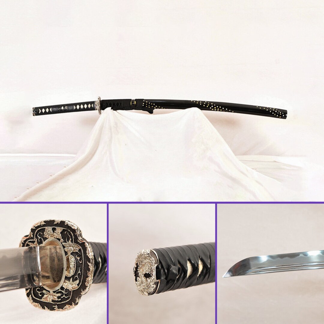 Darkmoon Fury Katana Sword Shihozume Middare Steel Blade Complex Jungle ...
