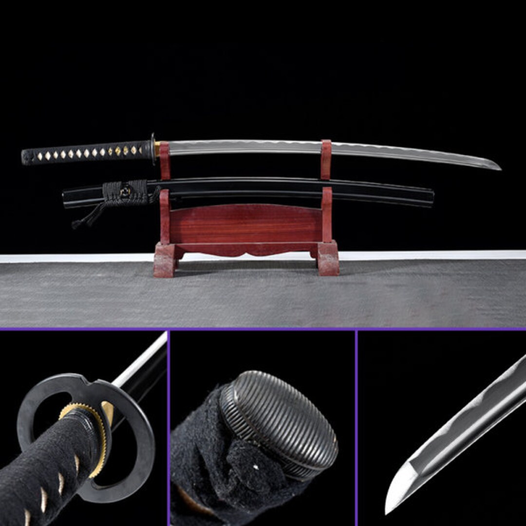 Eclipse Phantom Handmade Katana Sword 1060 High-carbon Steel Real ...