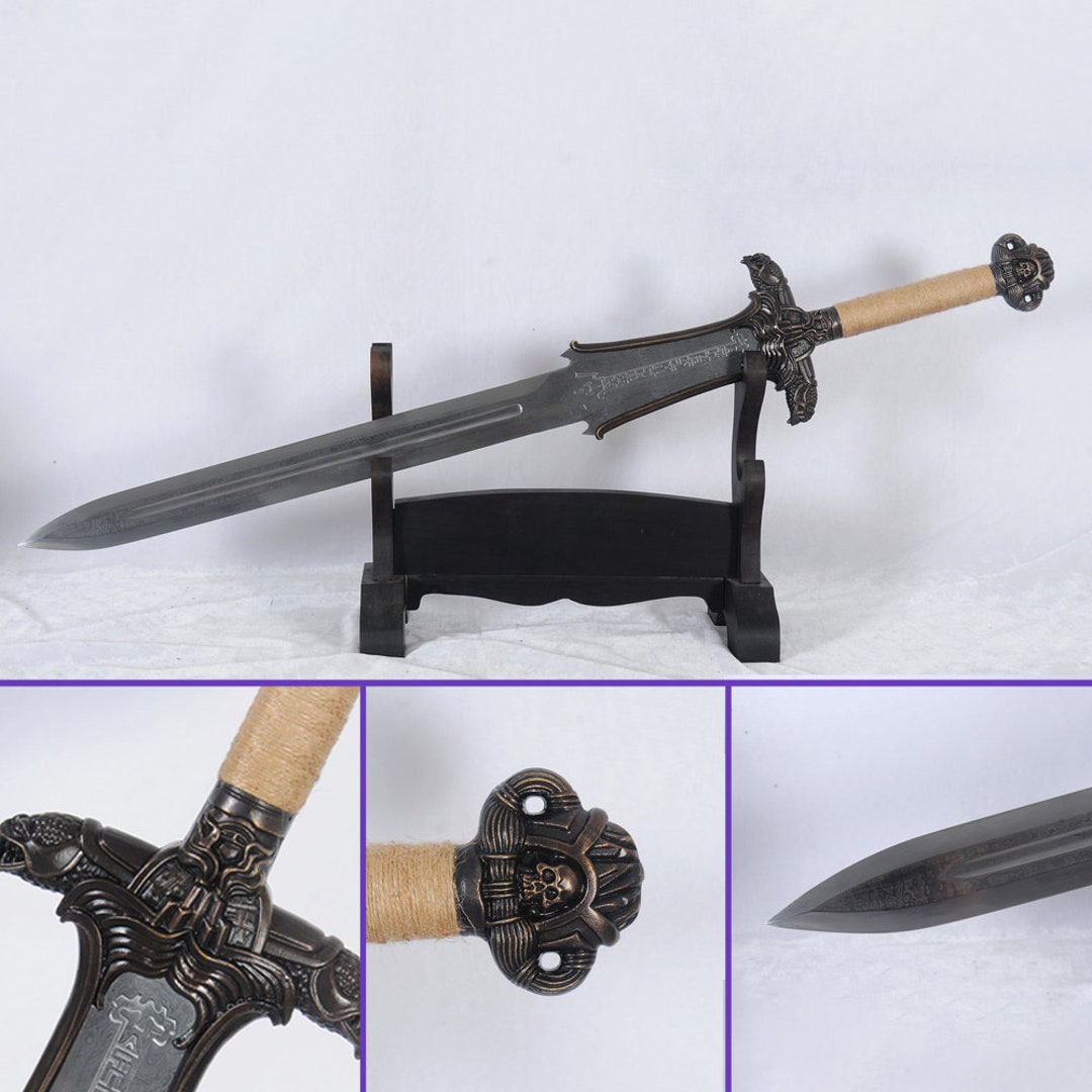 Conan the Destroyer Atlantean European Sword Dark Version 1095 High ...