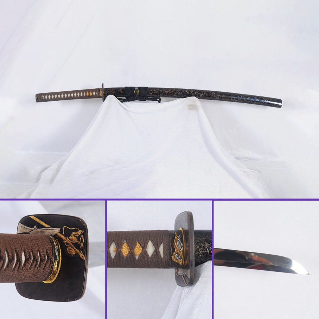 Sienna Moonlight Katana Sword 1095 High-carbon Steel Blade Yokai ...