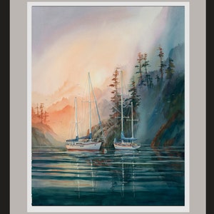 Morning Light, John Ebner, San Juan Islands, Sailing, Washington ...