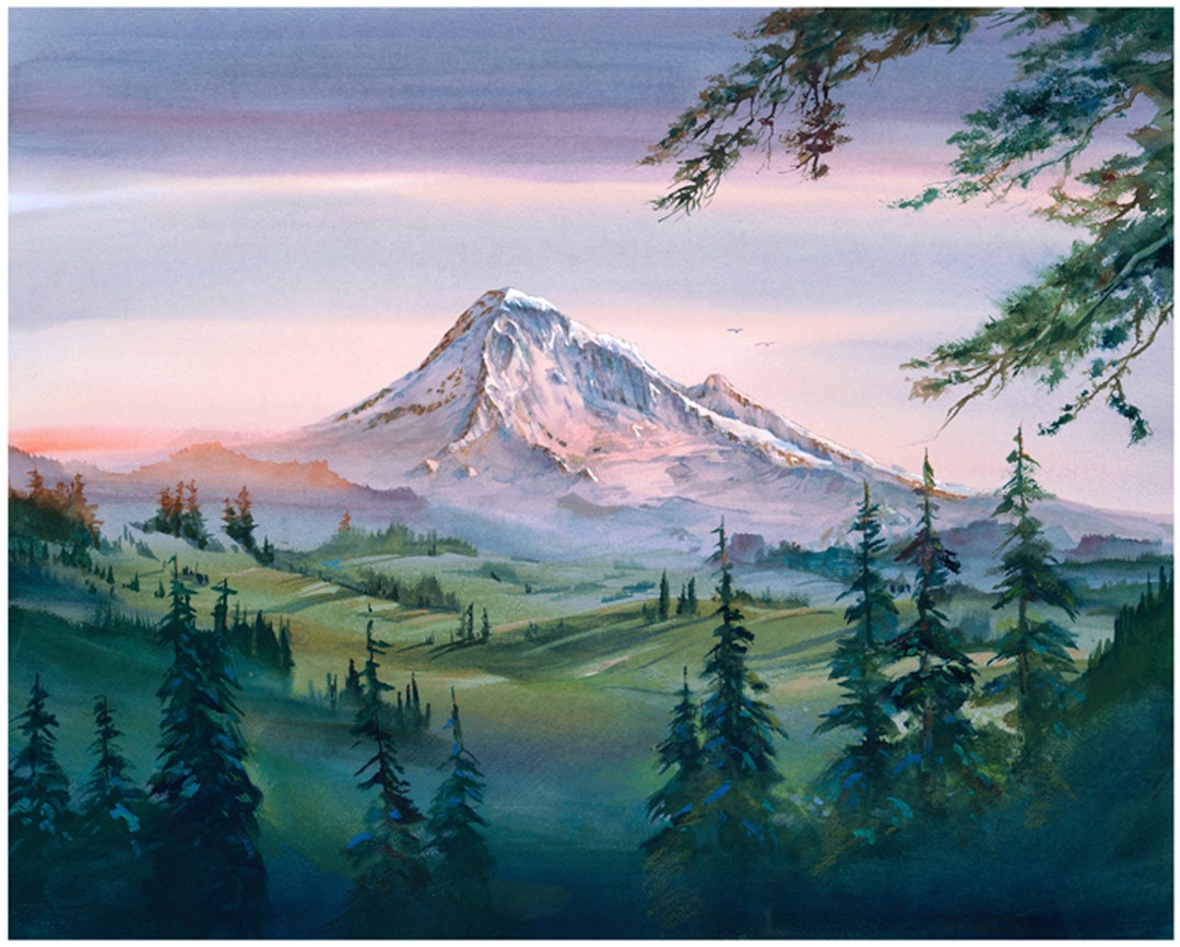 Mount Hood, John Ebner, Giclee, PNW, Pacific Northwest Art, Oregon ...