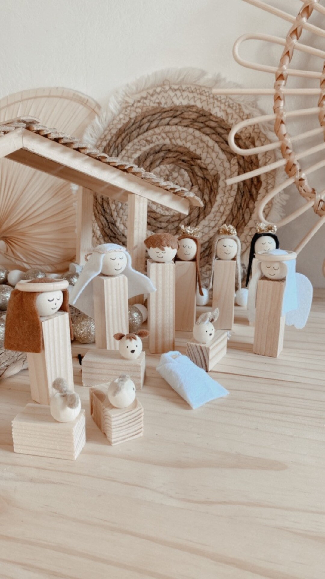 Christmas Crib Characters-christmas Santons-christmas Decoration - Etsy UK