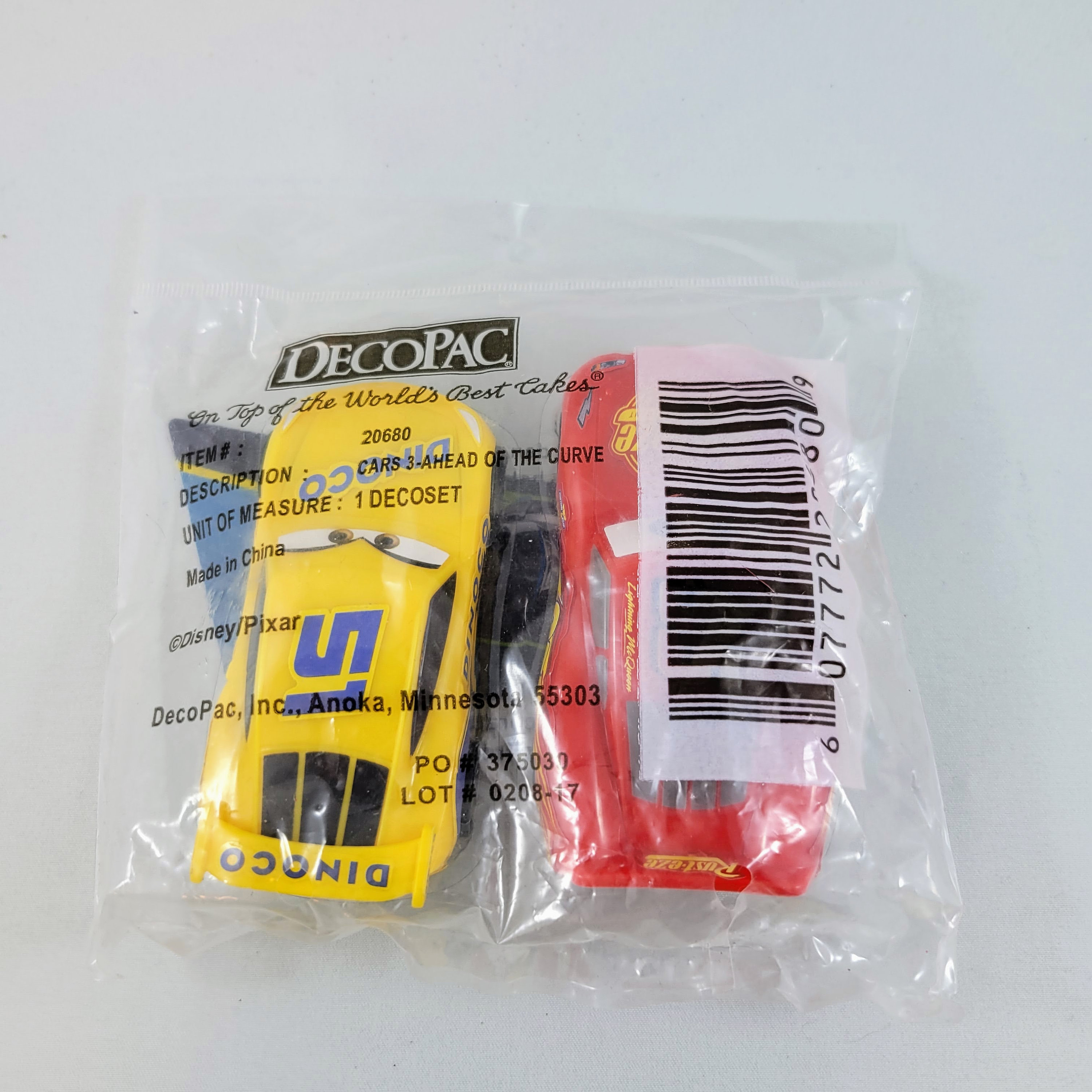 Disney Cars 3 Cake Topper Ahead of the Curve Decopac Disney Movie ...