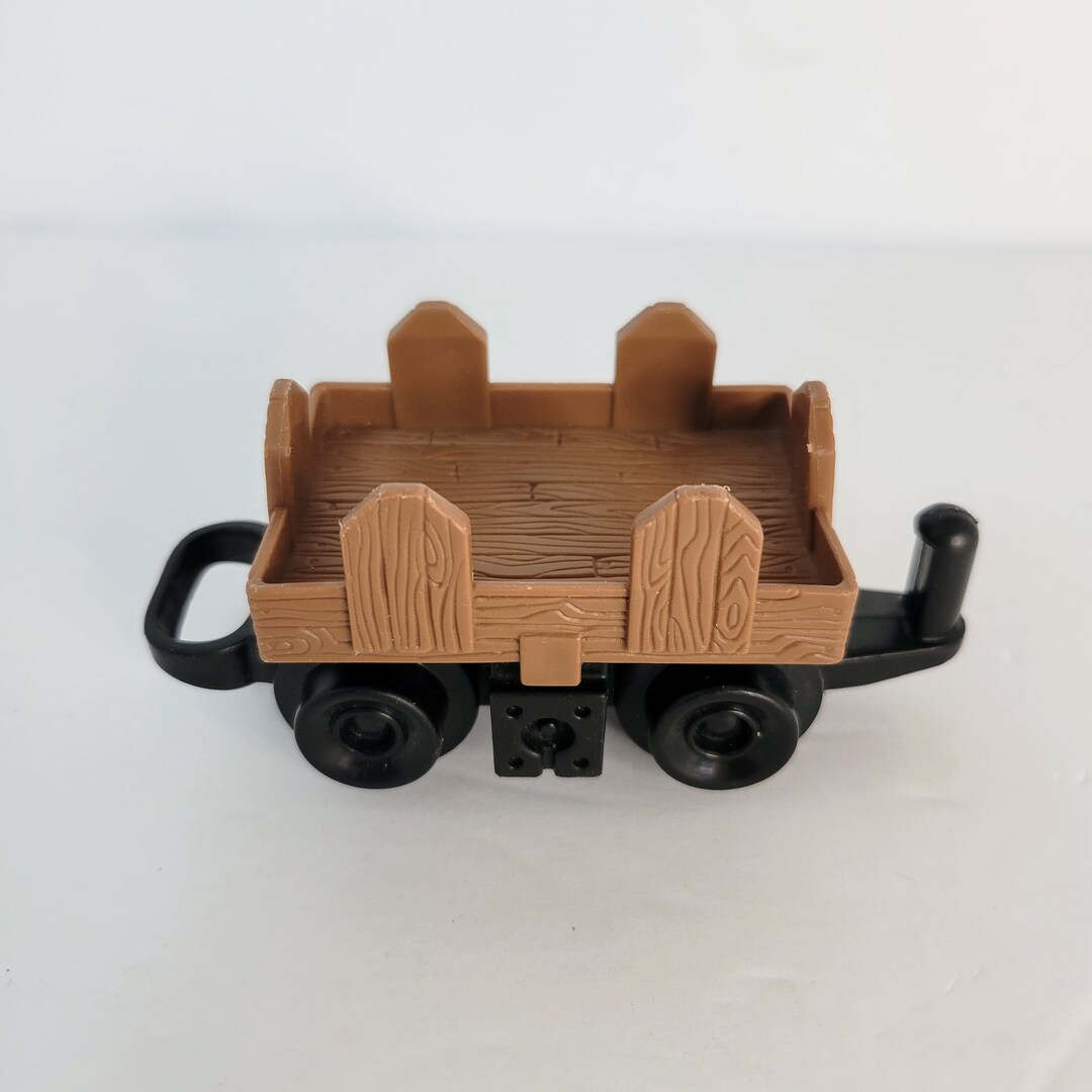 Imaginext Geotrax Train Wood Look Wagon Car Fisher-price 2003 Read - Etsy