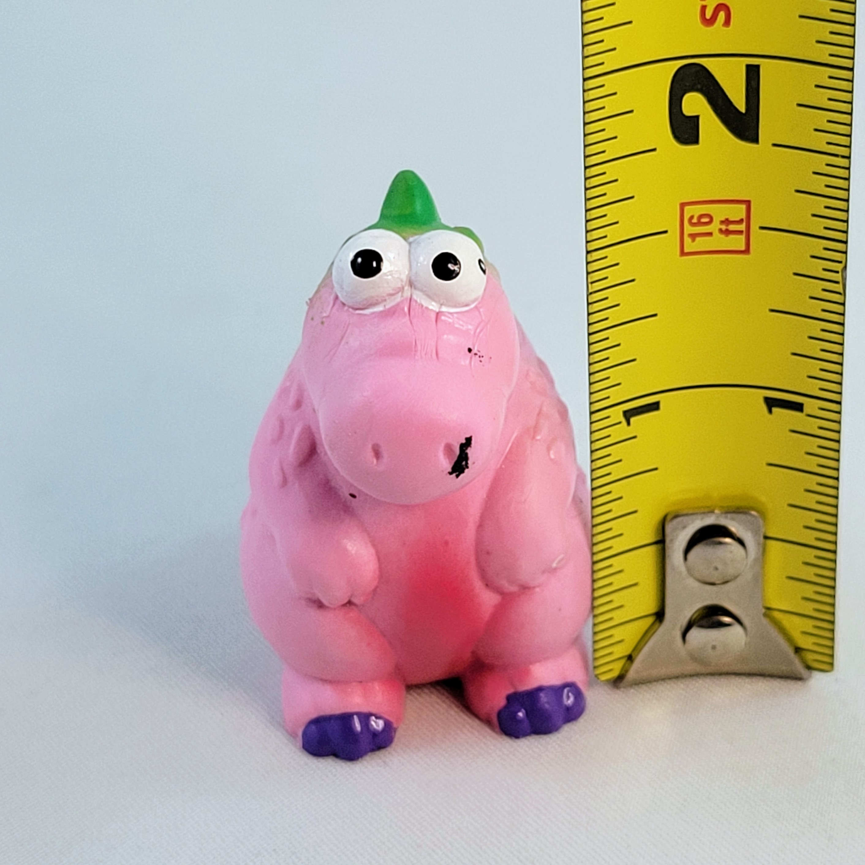 Vintage Soma Mini Dinosaur Figurine Pink PVC Figure Toy Read - Etsy