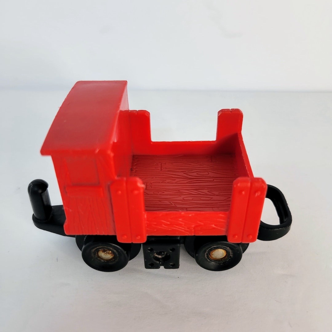 Geotrax Imaginext Train Caboose Coal Car Red Fisher-price 2003 - Etsy