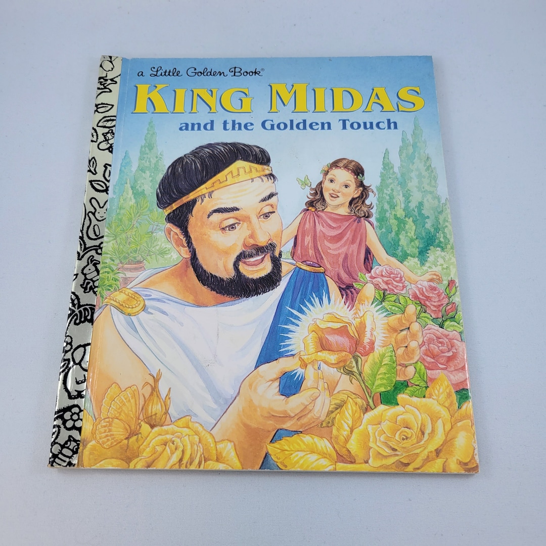 King Midas and the Golden Touch A Little Golden Book by Margo - Etsy