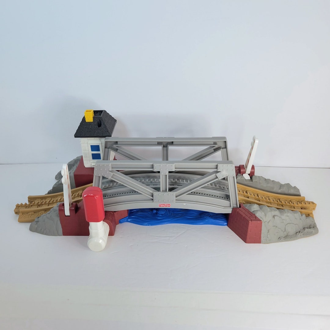 Geotrax Imaginext Bayshore Drawbridge G4880 Train Bridge Fisher-price ...