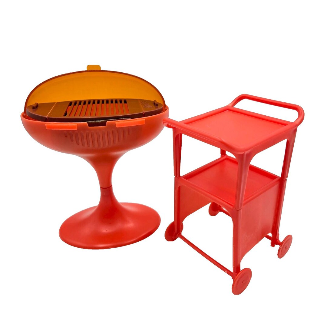 Vintage Barbie Dream Pool Collection Patio Barbeque Grill and Serving ...