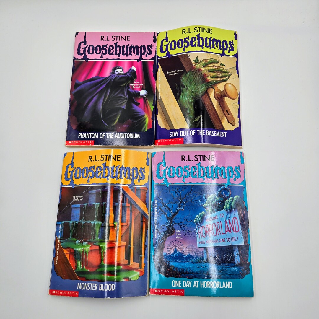Vintage Goosebumps Books R.L Stine Books #2,3,16,24 1992, 1994 Read - Etsy