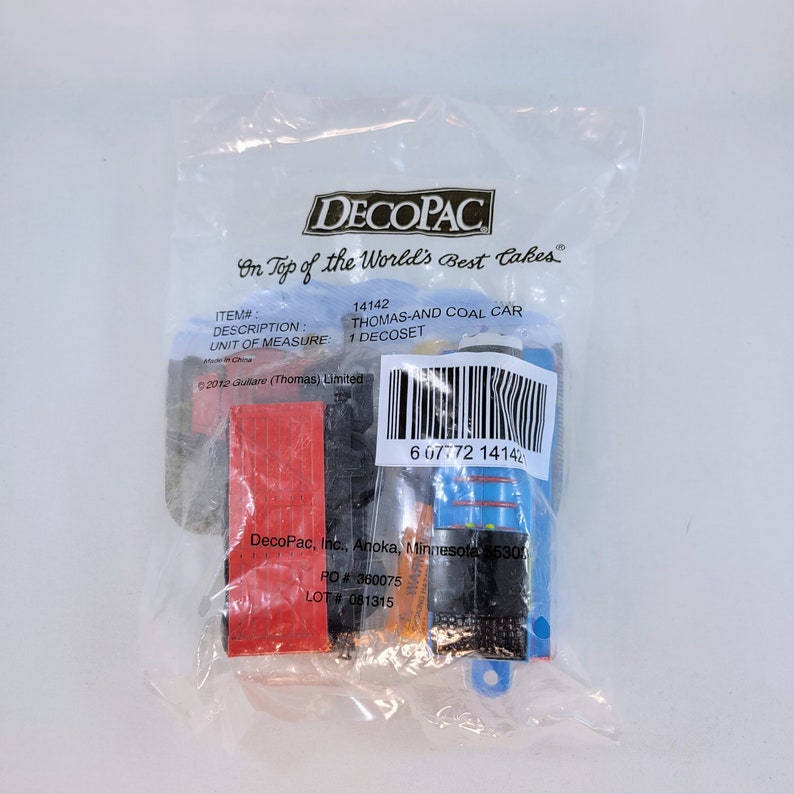 Cake Topper Decopac Thomas the Tank Engine Decoration Coal Car Set ...