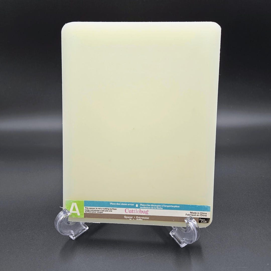 Cuttlebug “A” Spacer Base Plate Replacement Provo Craft Card Making ...