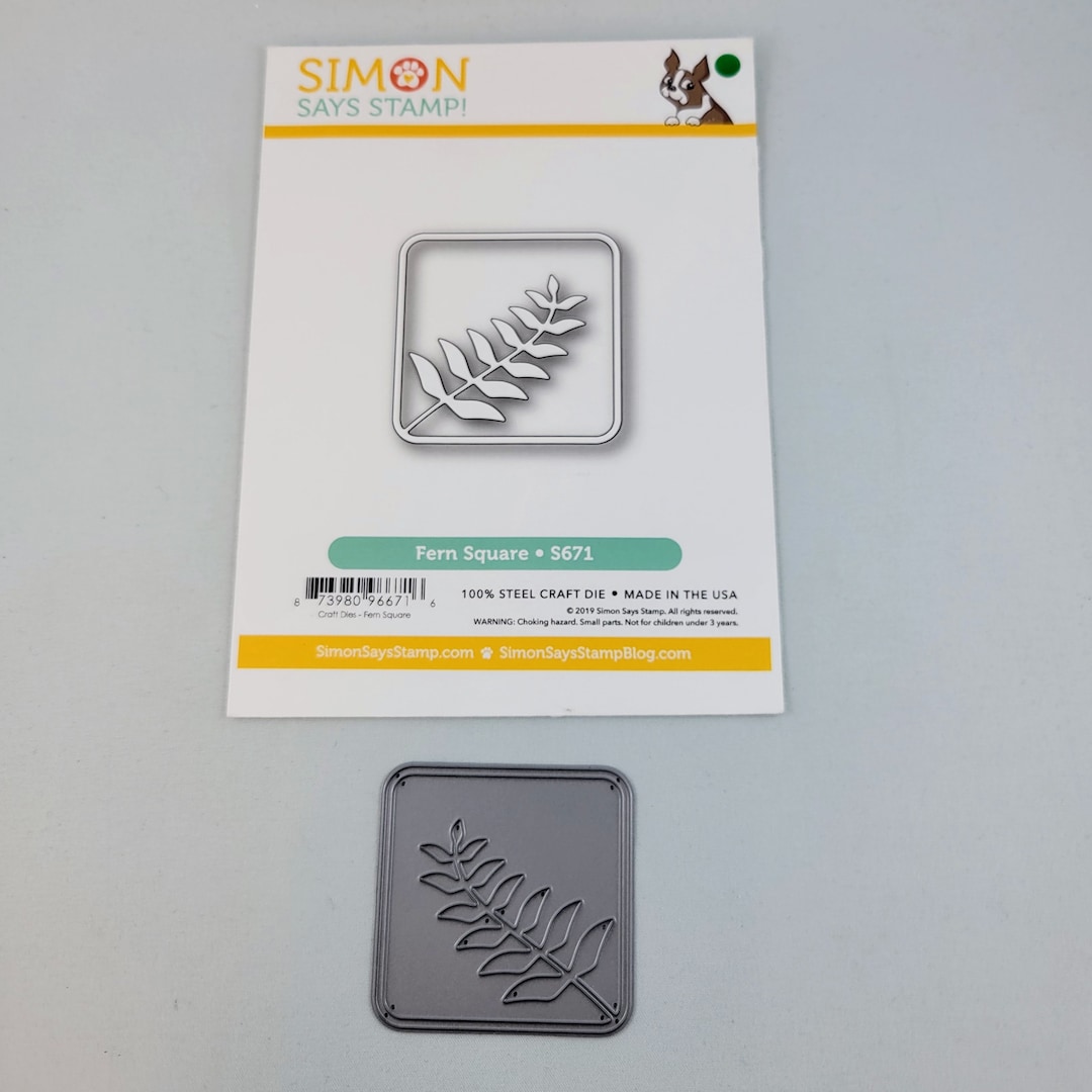 Fern Square Die Simon Says Stamp Paper Crafts Card Making - Etsy