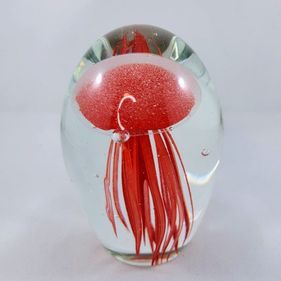 Glass Paperweight Coral