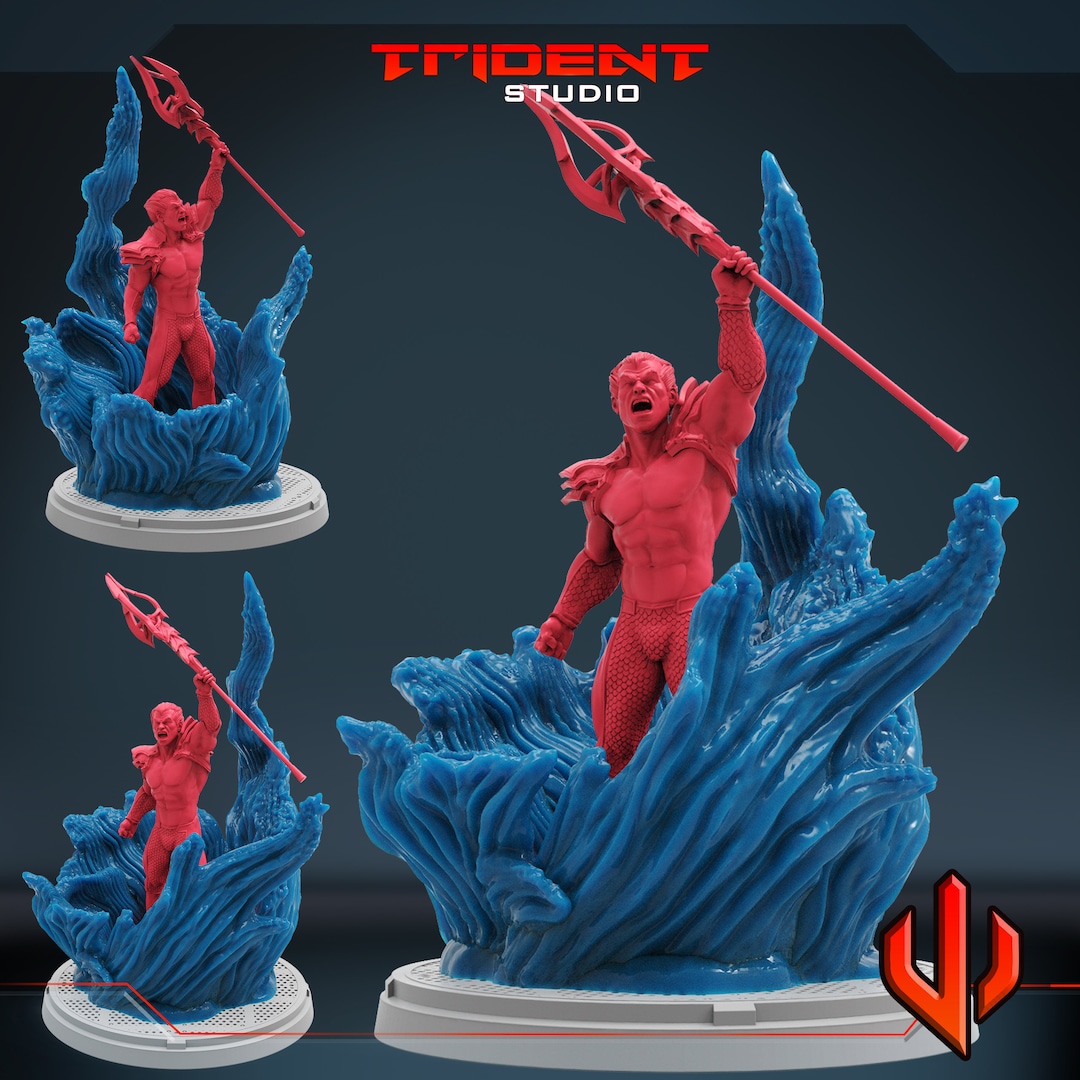 Namor Phoenix Force From Trident Studio With Its 35 Mm Base - Etsy