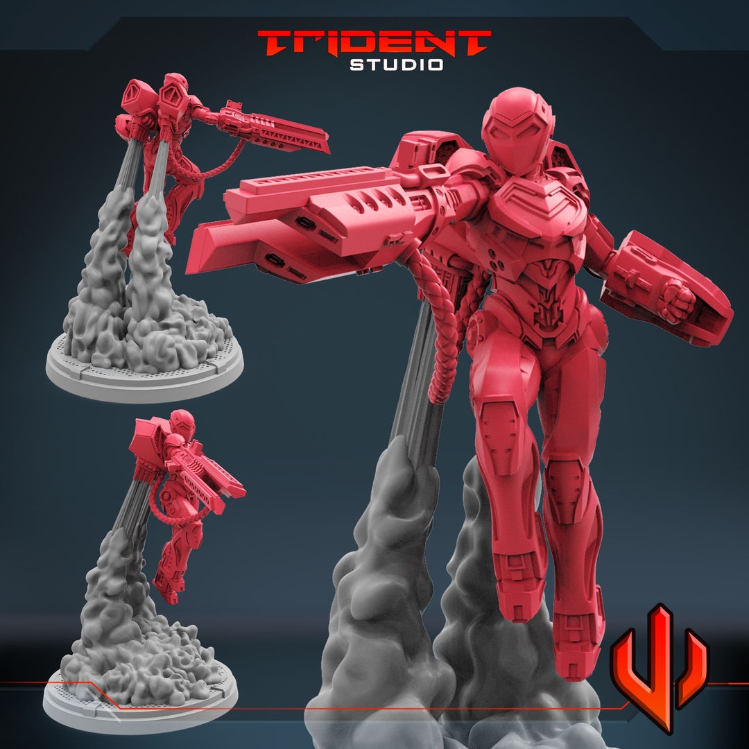 Iron Heart de Trident Studio avec sa base 35 mm - Etsy France