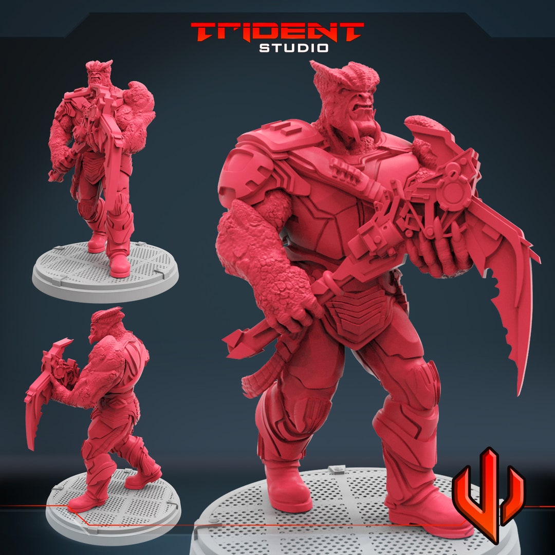 Black Dwarf From Trident Studio With Its 65 Mm Base (2 Variants) - Etsy