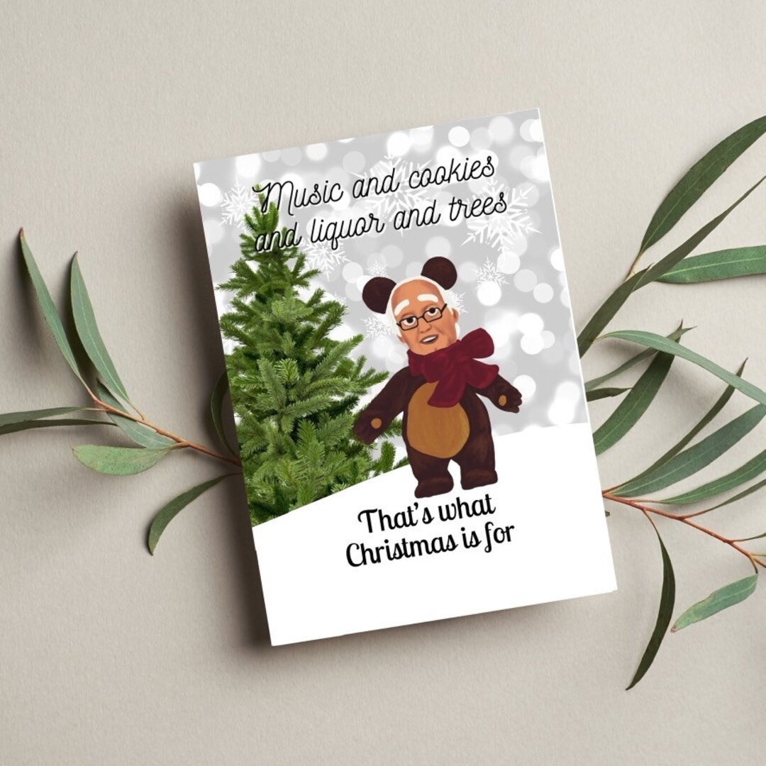 Community TV Pierce Hawthorne Christmas Card Teddy Pierce Abed Stop ...