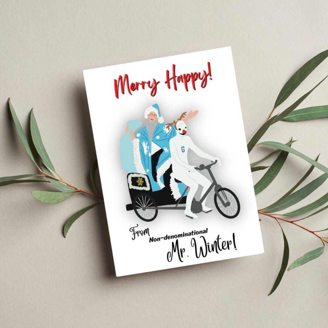 Community Merry Happy Christmas Card PC Happy Holidays Dean Pelton Mr ...