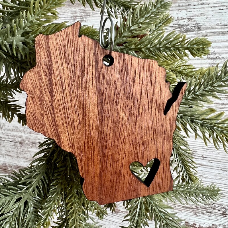 Wisconsin Ornament - Etsy