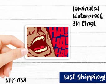 Hahahaha No. Sticker Funny Waterproof Laptop Water Bottle - Etsy