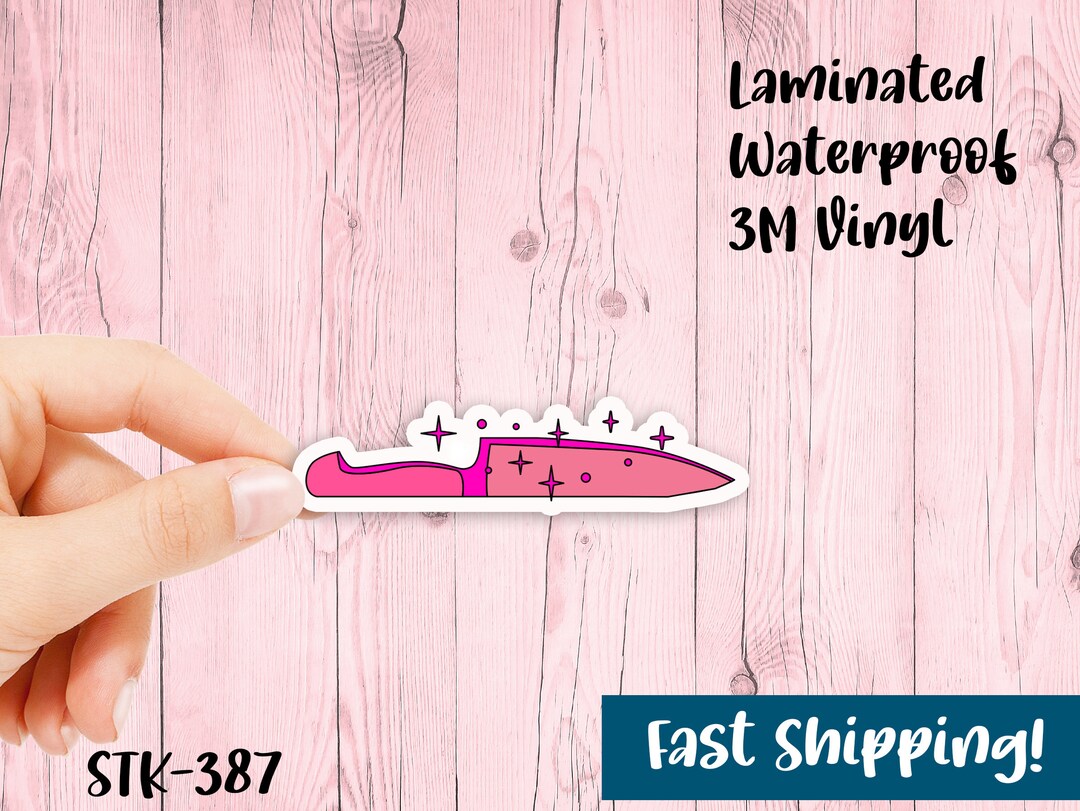 Knife Waterproof Vinyl Sticker - Etsy