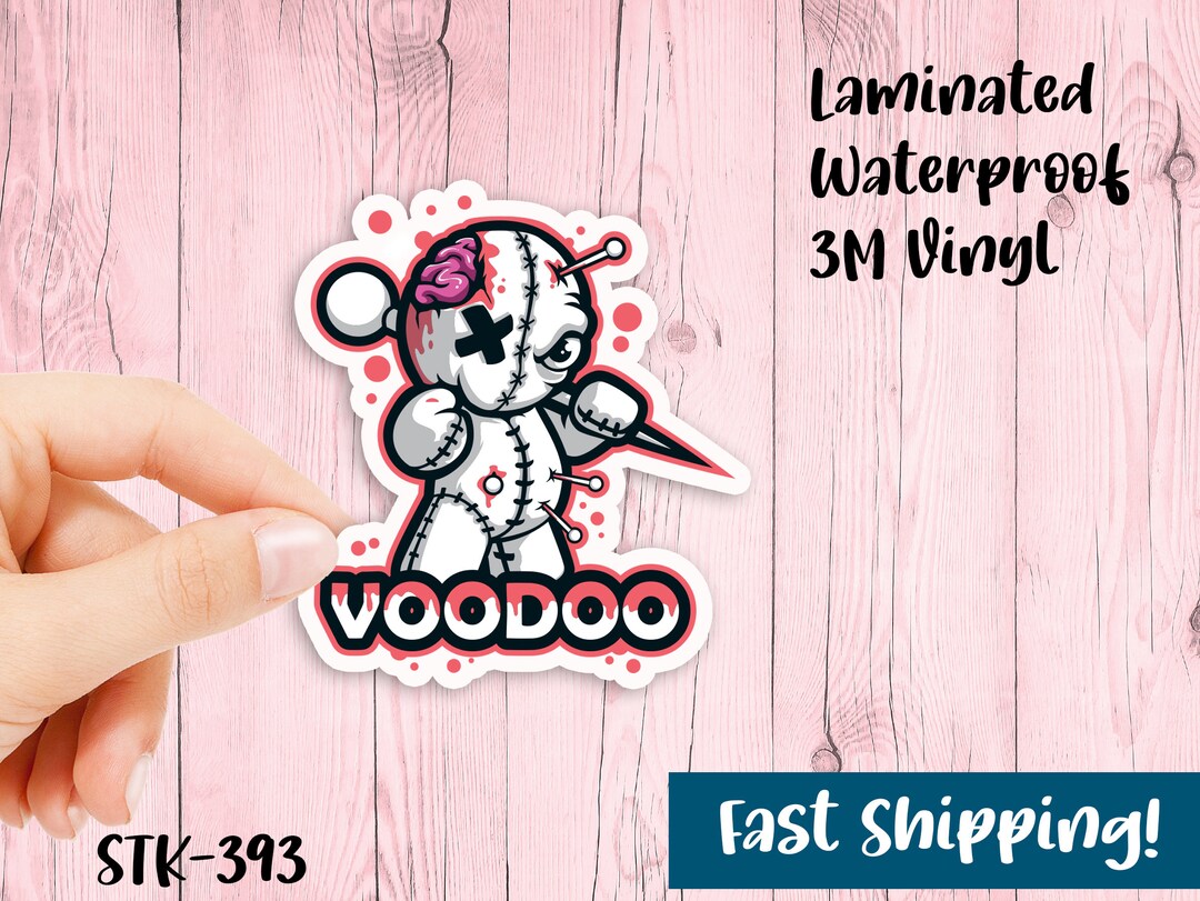 Voodoo Waterproof Vinyl Sticker - Etsy