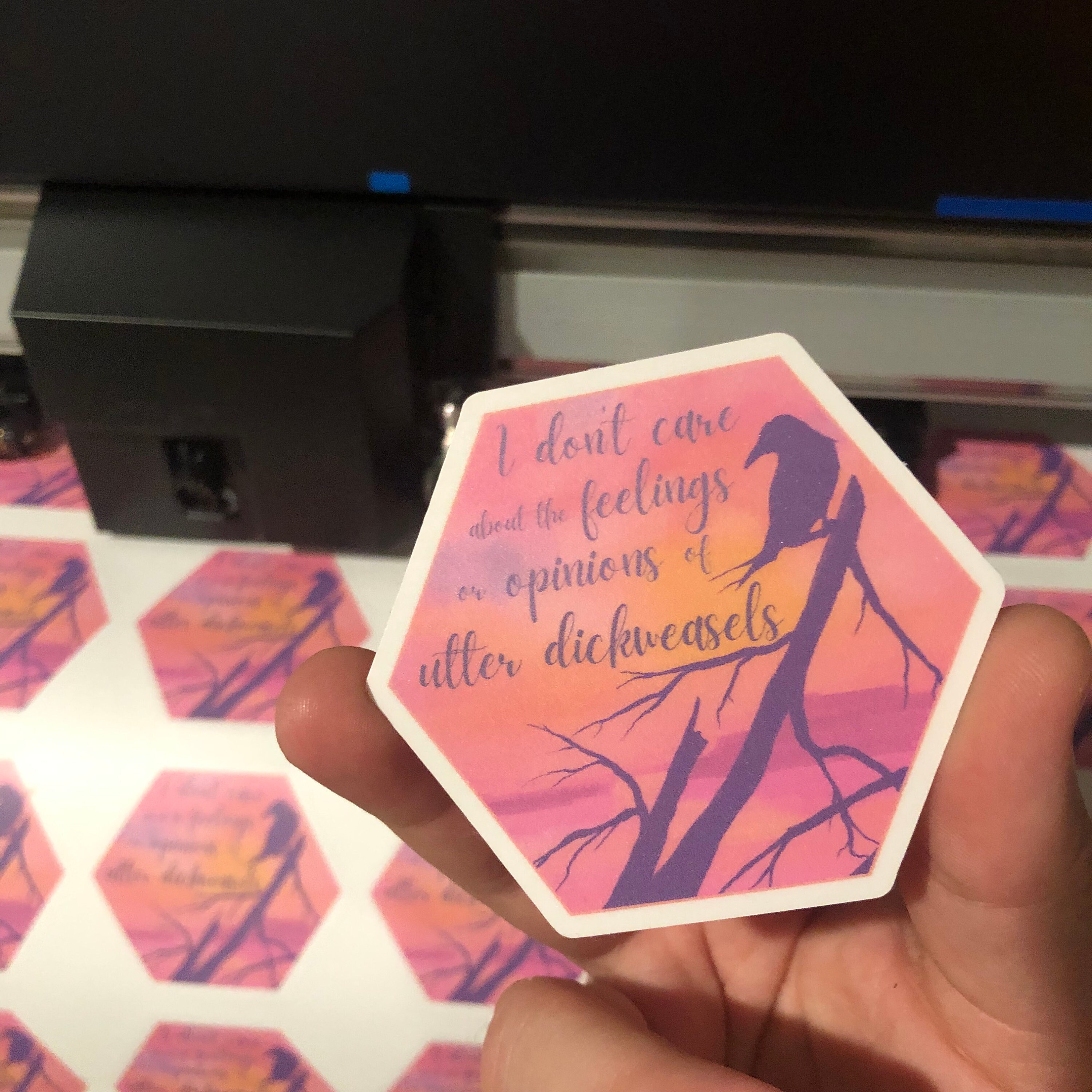 Custom Vinyl Stickers Print and Cut Any Design and Shape - Etsy