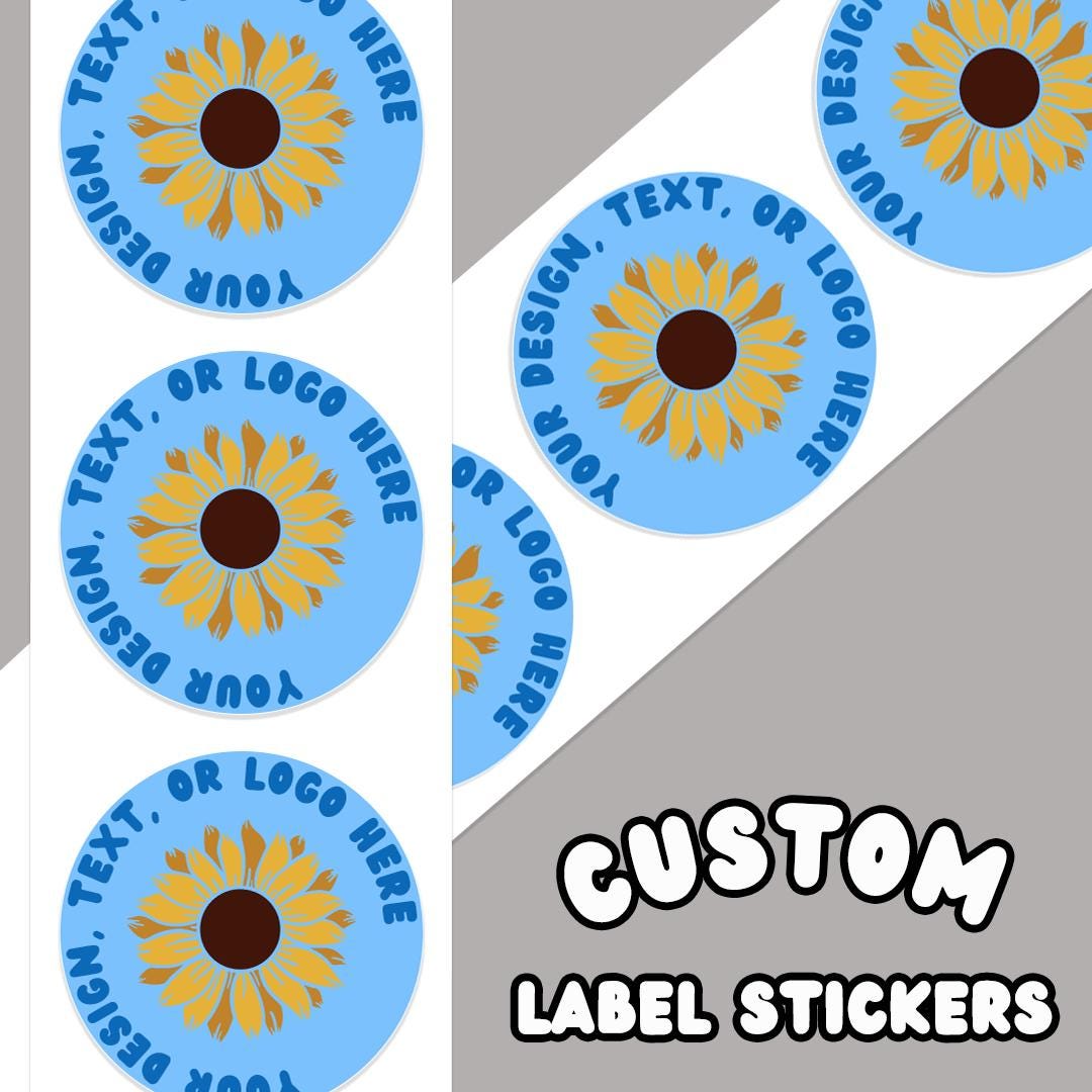 Custom Label Stickers, Custom Small Business Stickers, Personalized ...